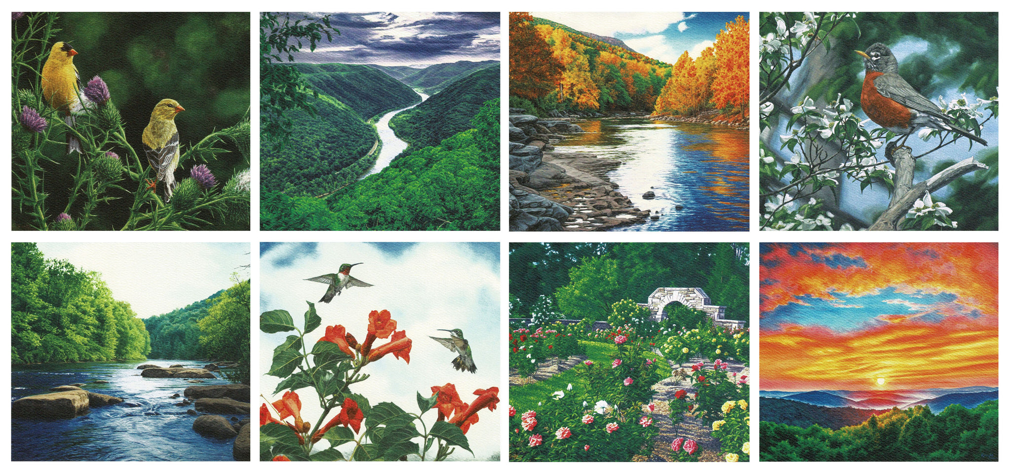 Note Cards - Set 7 – Wolf Creek Printery